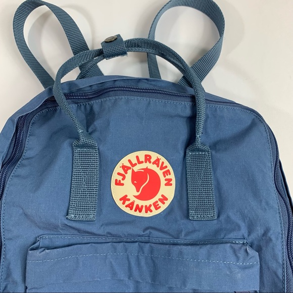 Fjallraven | Bags | Fjallraven Kanken Blue Adjustable Backpack In Blue ...